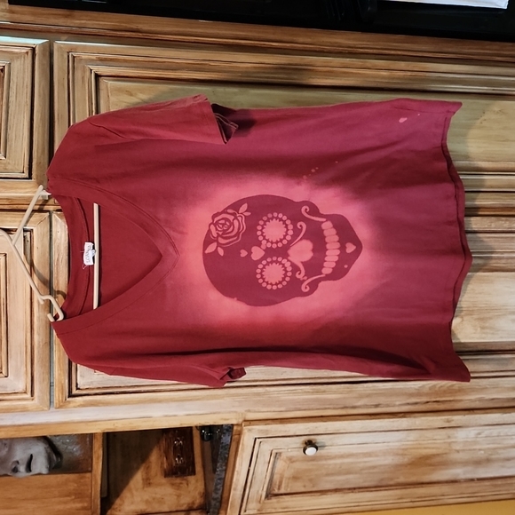 Loanna | Tops | New Upcycled 2x Rust Cotton Loanna Senora Bloom Tee ...